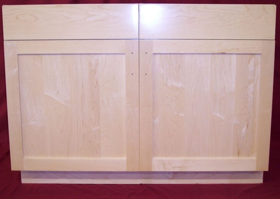 Maple Frameless Base Cabinet | Charles R. Bailey Cabinetmakers